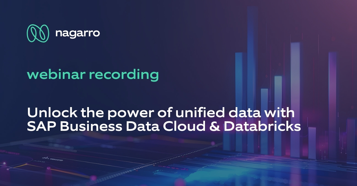 SAP Business Data Cloud & Databricks | Webinar recording